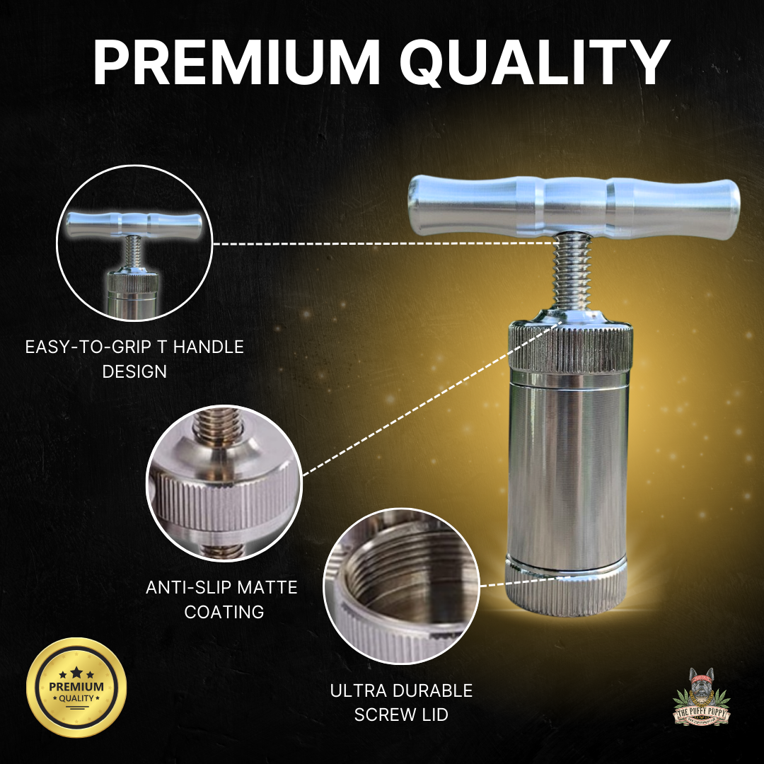 Pollen Press | Heavy Duty Stainless Steel – Puffy Puppy Company